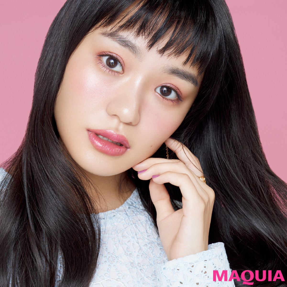 2020年「私、この顔で始めます！」 女優・奈緒がローズメイクにTRY（MAQUIAメイク）