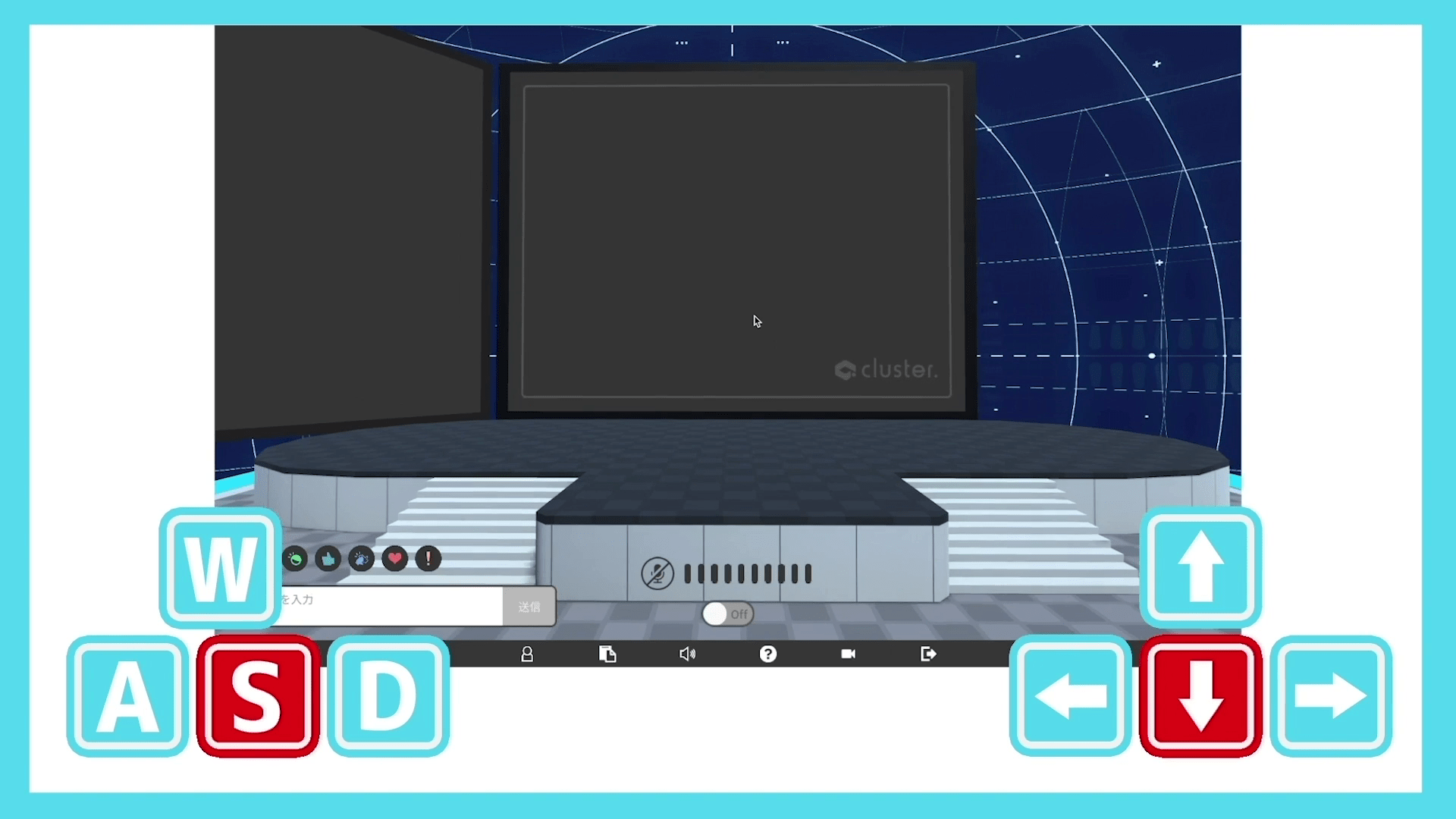 VTuberのファンの聖地？ 最大数千人が集まれるVR空間！（bouncy）