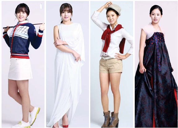 イ・ボミやアン・シネも選ばれた「美女ゴルファー」の証!! KLPGA広報モデル10年分を大公開（スポーツソウル日本版）