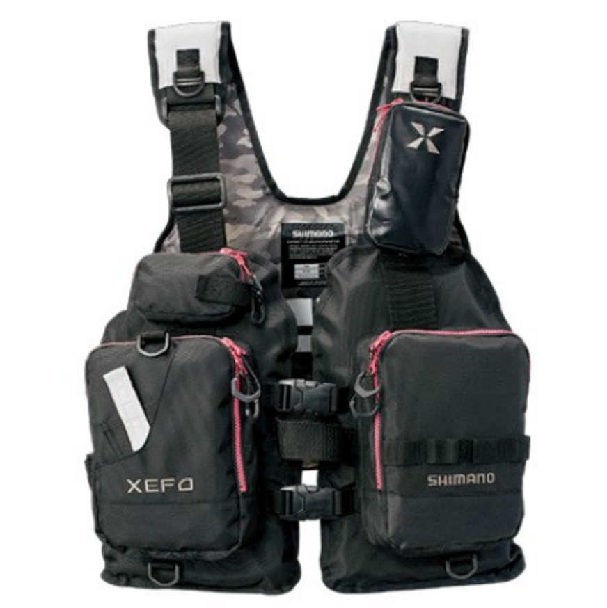 XEFOゲームベストVF-278Rは充実の基本性能が嬉しいロッドレスト付きゲームベスト！（FISHING JAPAN）
