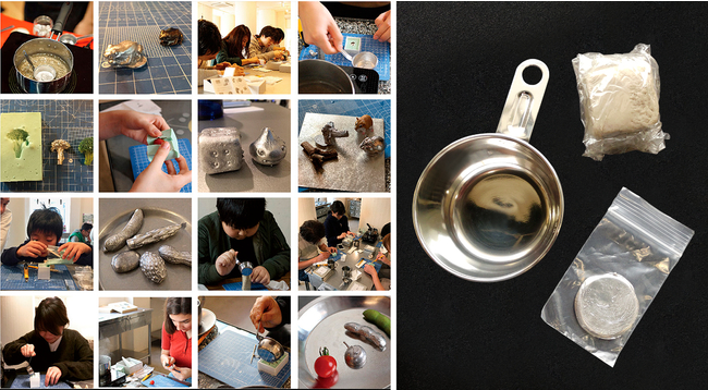 自由研究にいかが？お湯の温度で溶ける金属を使ったキャステムの「INSTANT CASTING KIT 低融点80℃」（＠DIME）