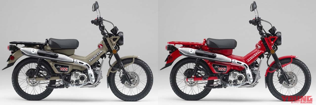 【Scoop!】ホンダ2021年のCT125ハンターカブ＆クロスカブ110は緑と青だ！（WEBヤングマシン）