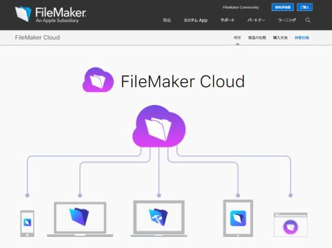 AWSとの強い連携で使いやすく、「FileMaker Cloud」国内提供開始（アスキー）