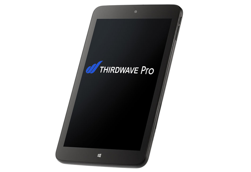 組み込み機器や受付端末などで使いやすい8型バッテリーレスタブレット「THIRDWAVE Pro BTL08IW」（アスキー）
